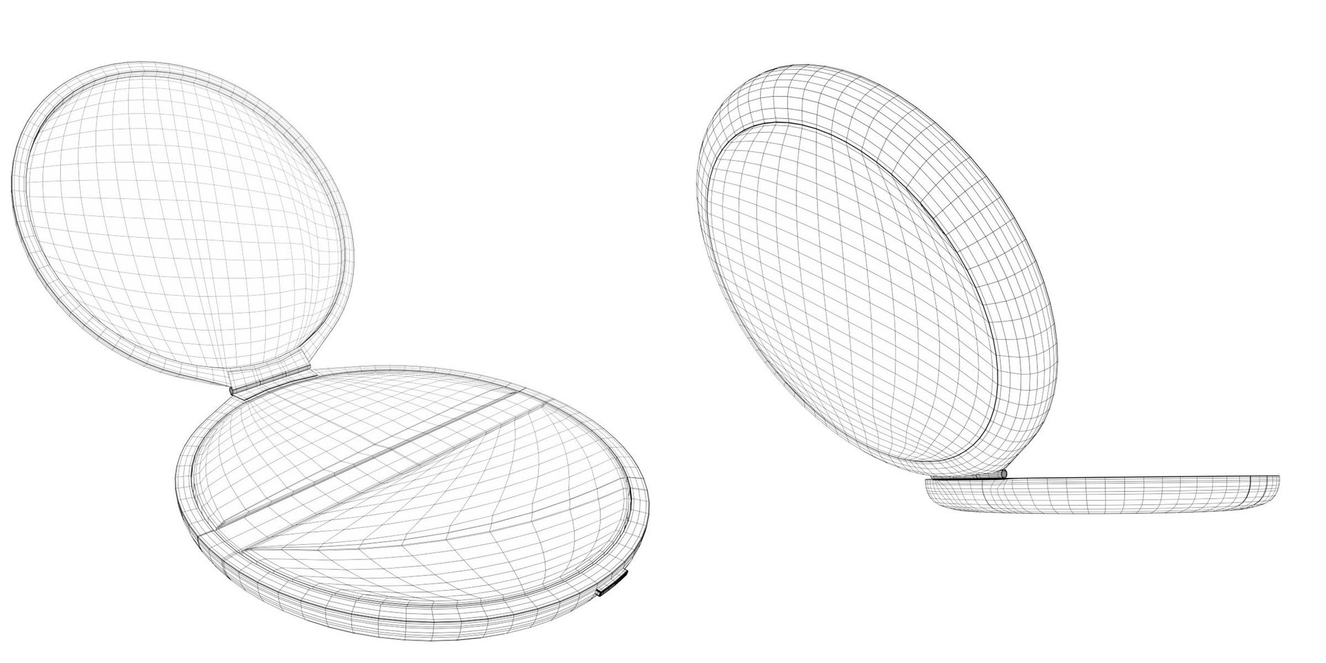 3D Makeup Pocket Powder - TurboSquid 1368008