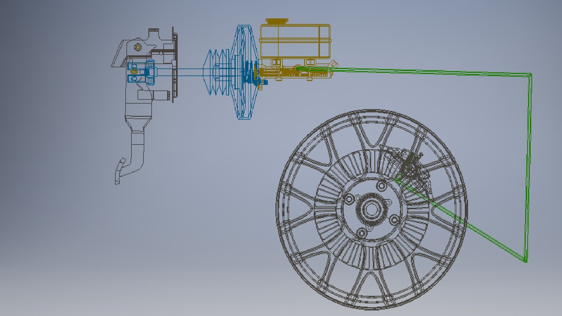 3D Car Brake System 3D Model Model - TurboSquid 2095905