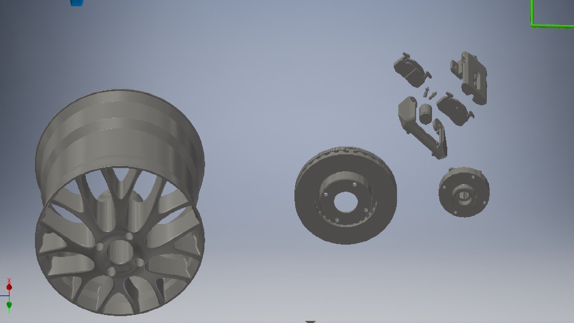 3D Car Brake System 3D Model Model - TurboSquid 2095905