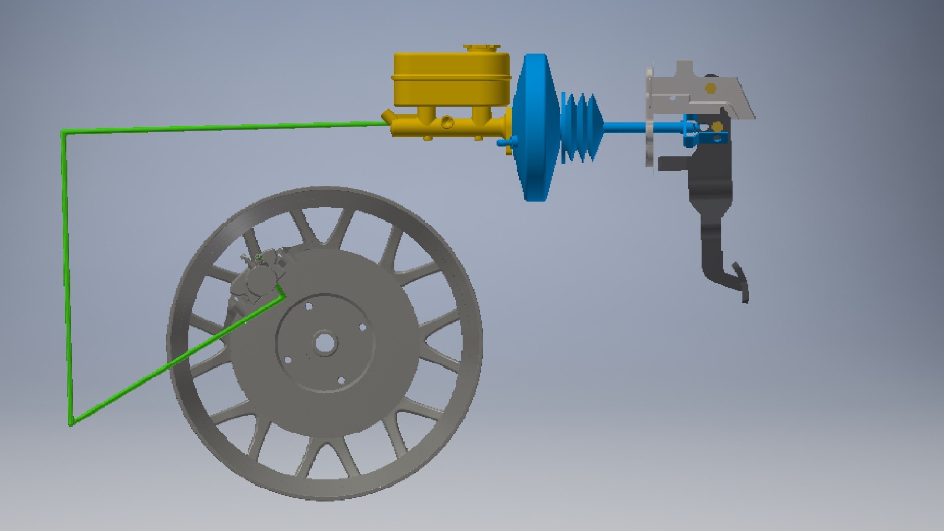 3D Car Brake System 3D Model Model - TurboSquid 2095905