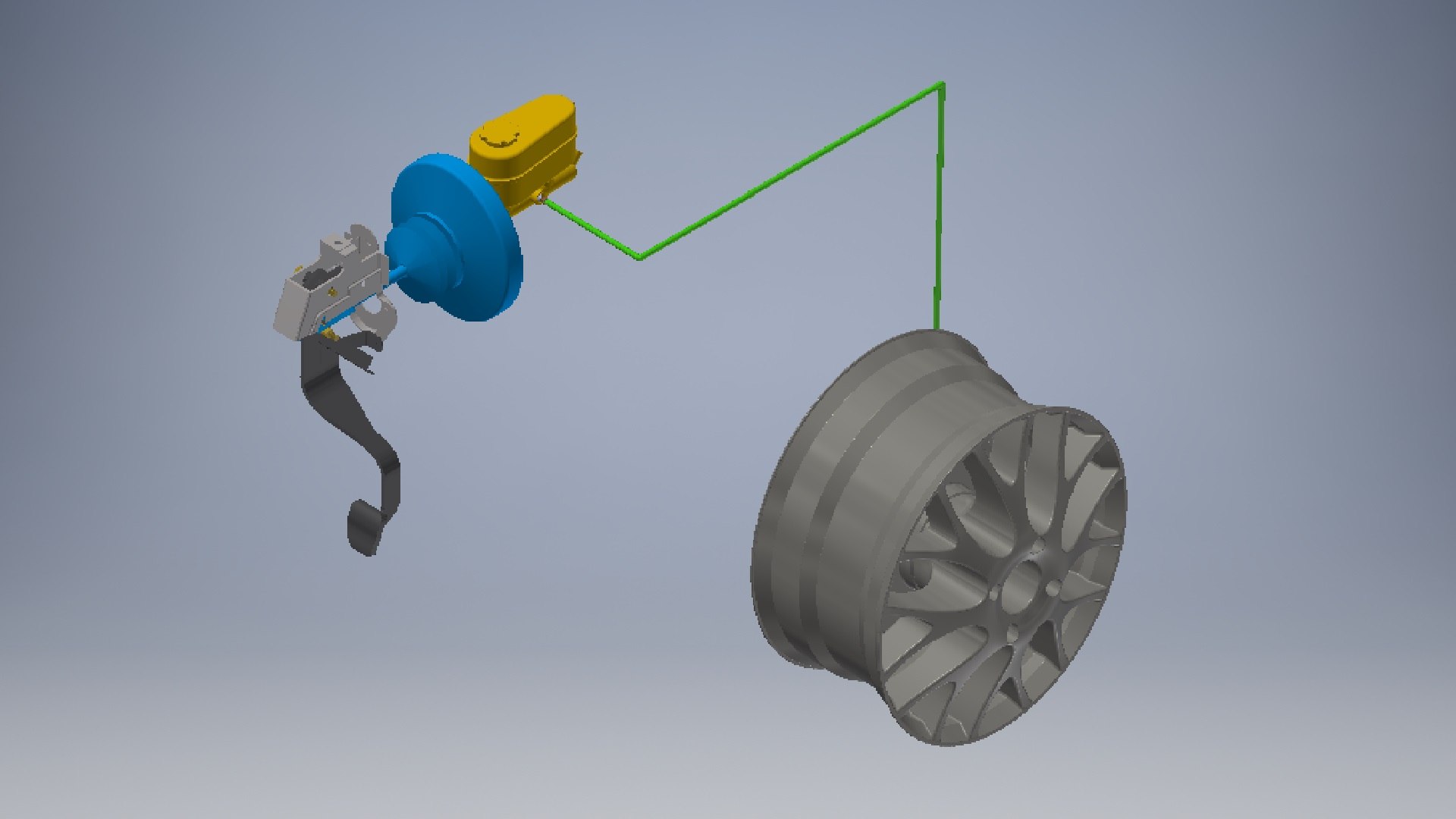 3D Car Brake System 3D Model Model - TurboSquid 2095905