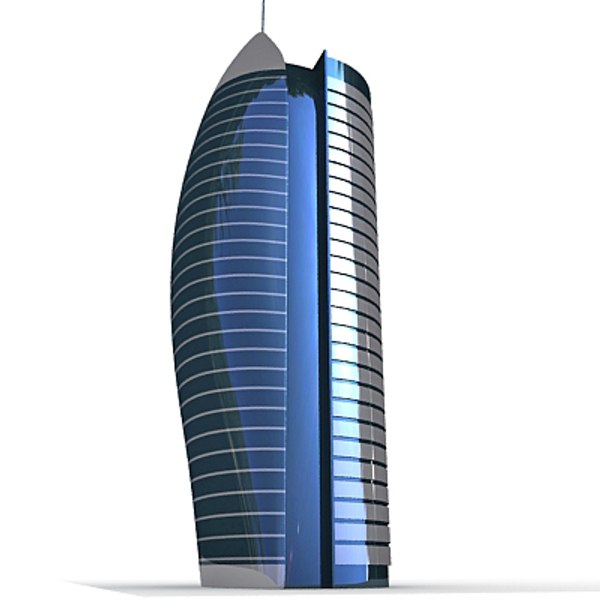 3d dubai tower skyscraper model