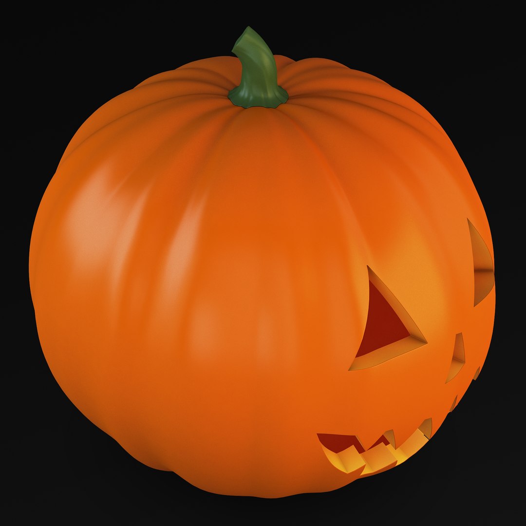 Halloween Pumpkin V 1 Model - TurboSquid 1639266