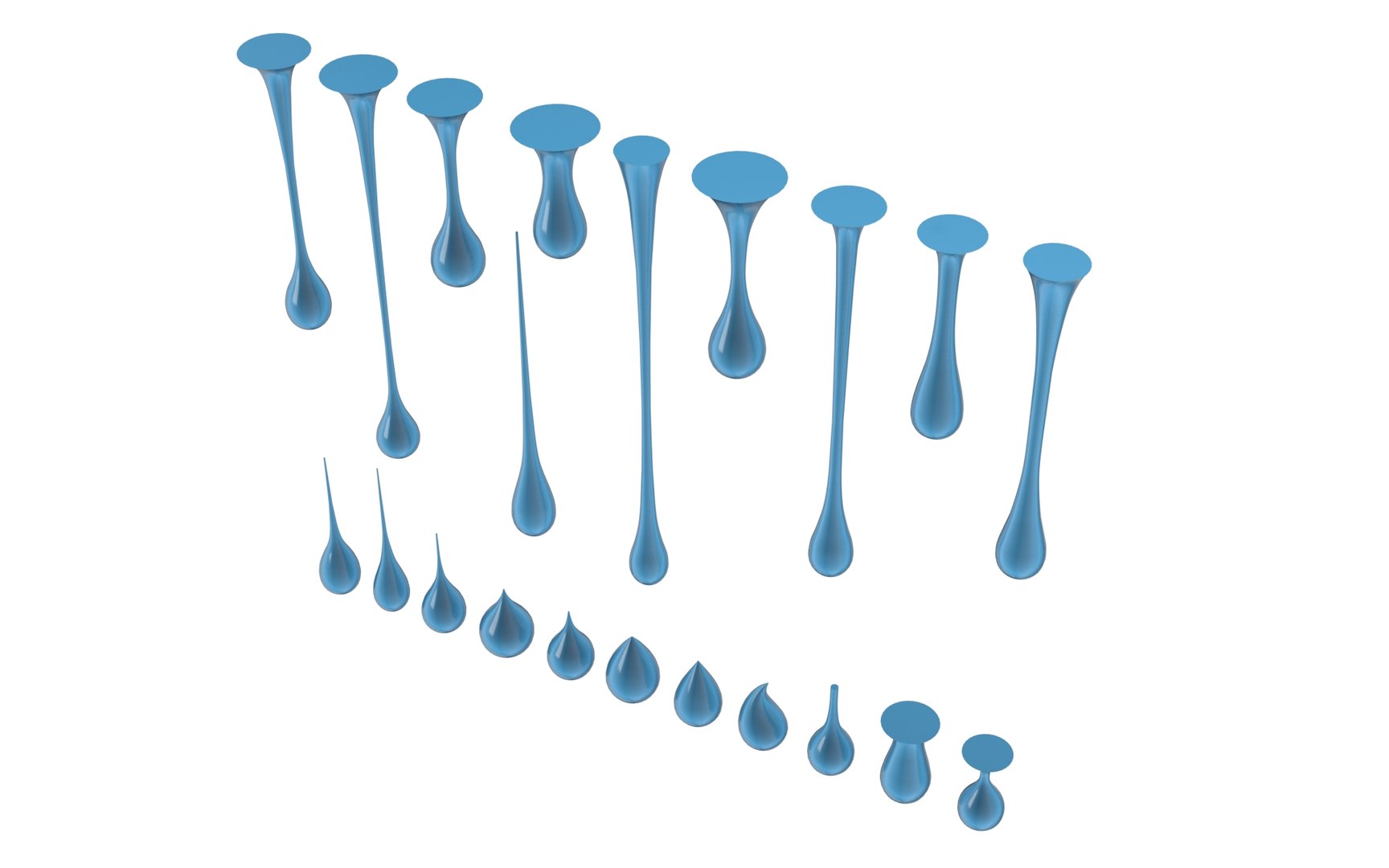 3D Drops - TurboSquid 1915529