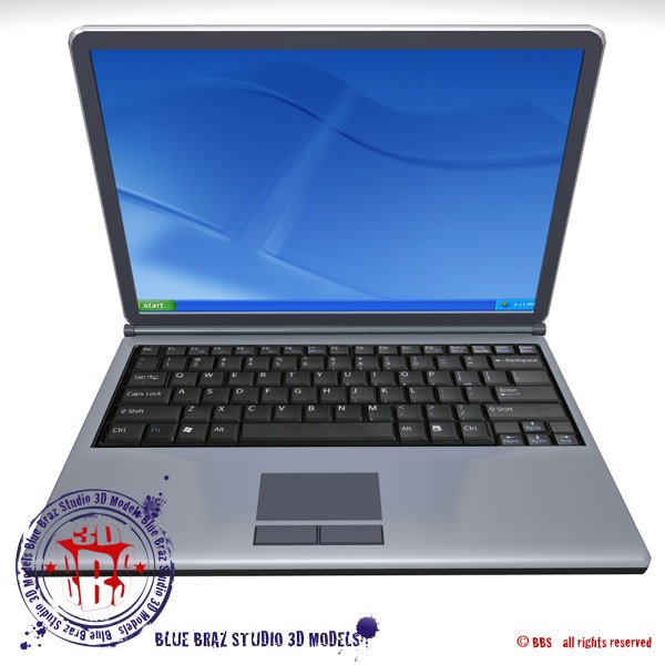 3ds generic notebook laptop