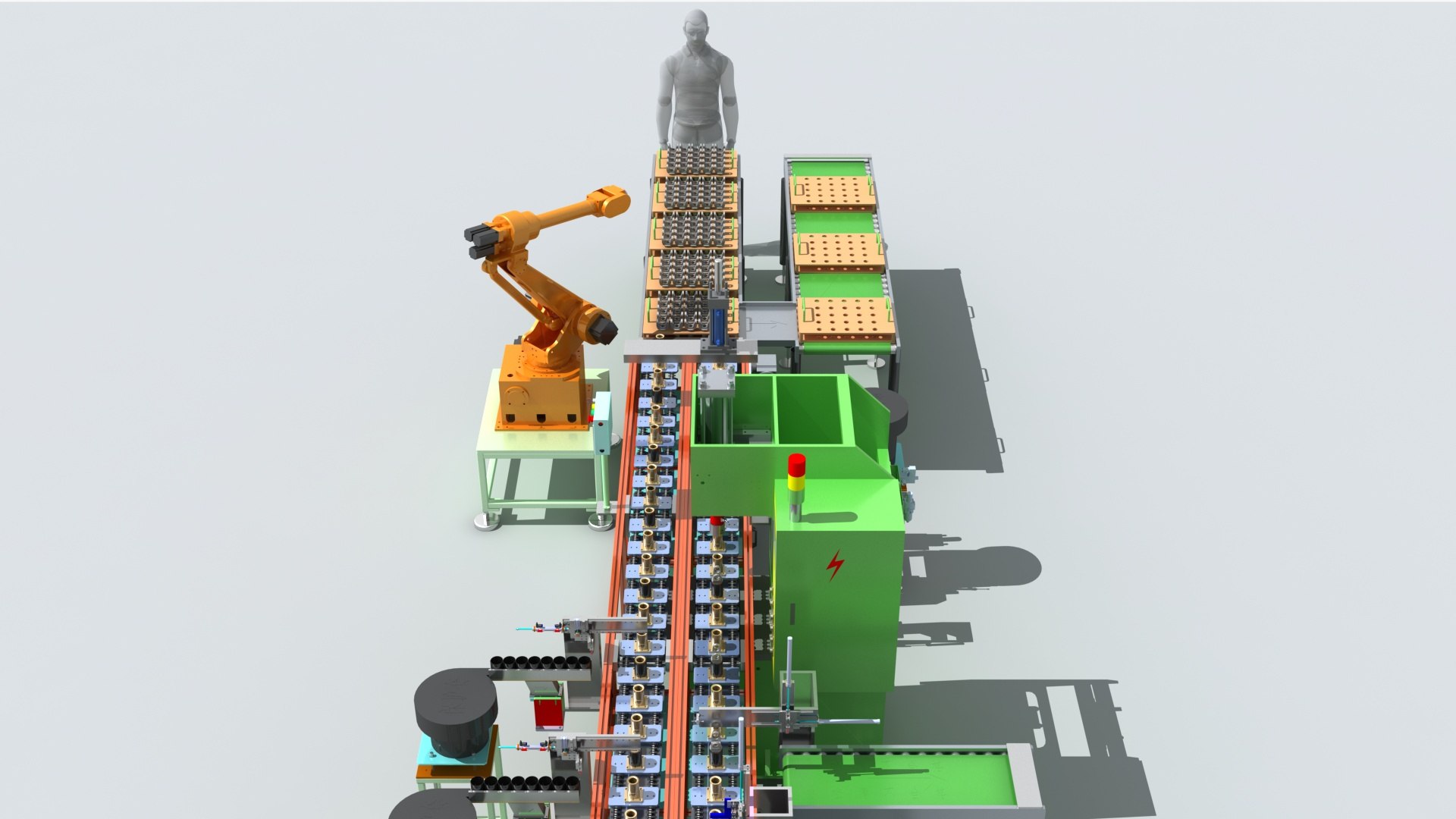 3D Industrial Equipment 21 - Universal Joint Production Line model ...