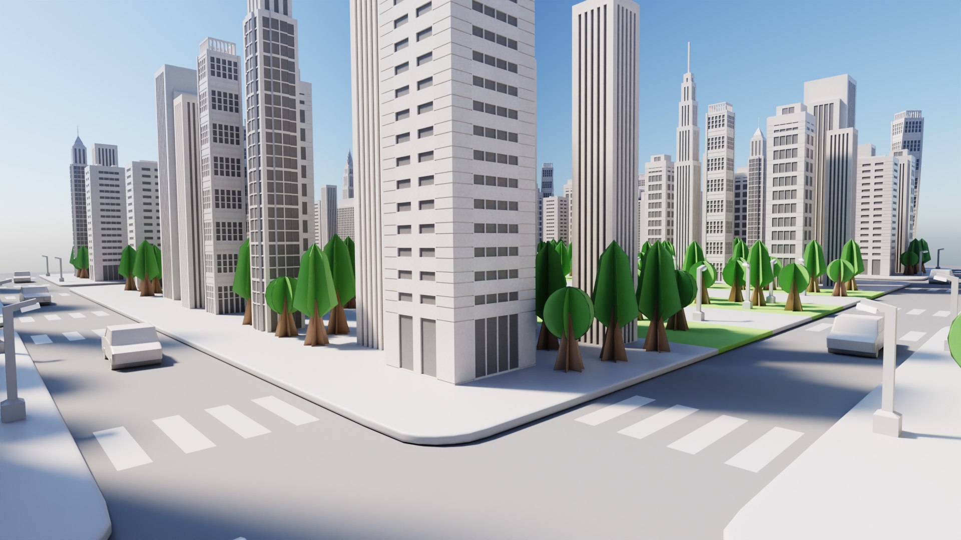 3D Model Paper Cities - TurboSquid 2185870