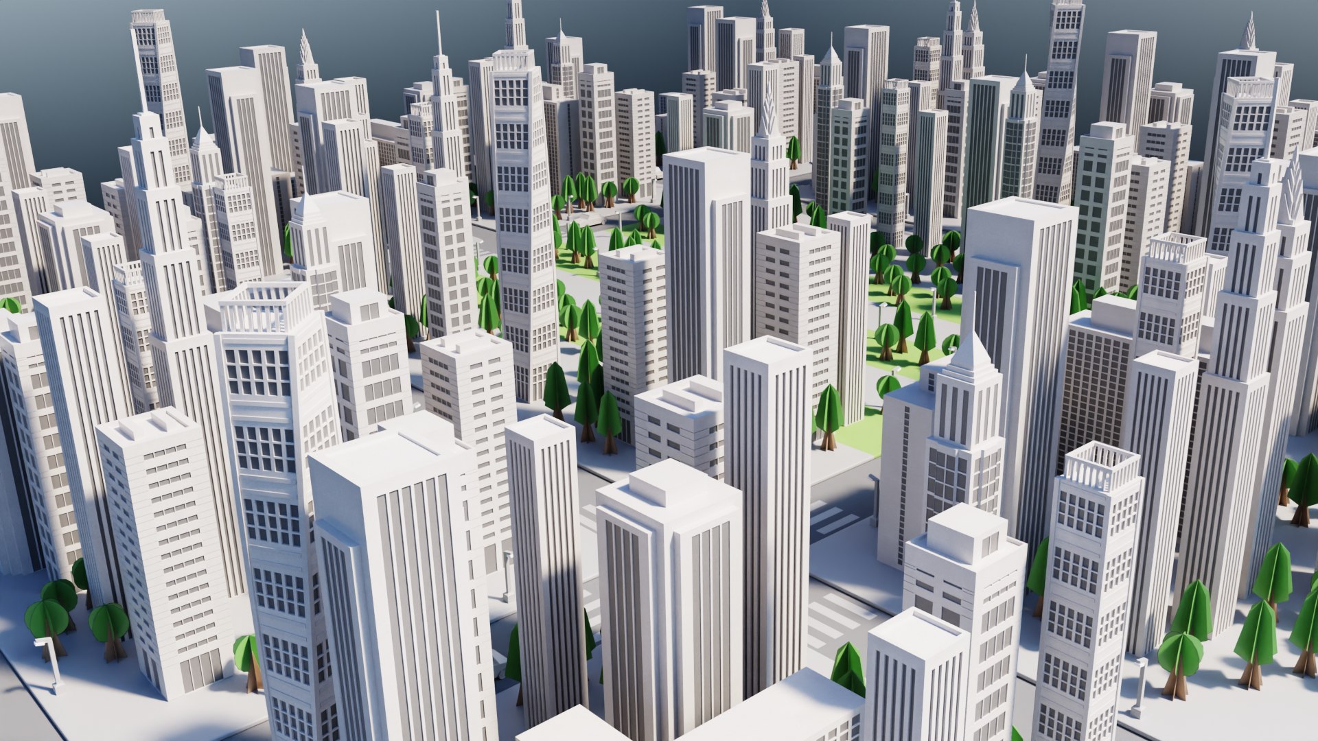 3D Model Paper Cities - TurboSquid 2185870