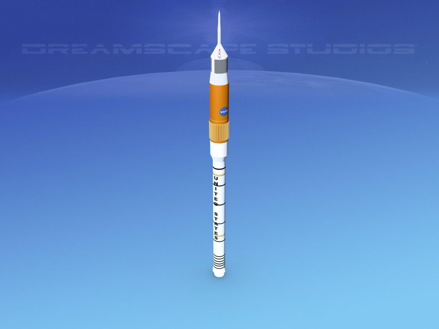 3d Rocket Launch Model