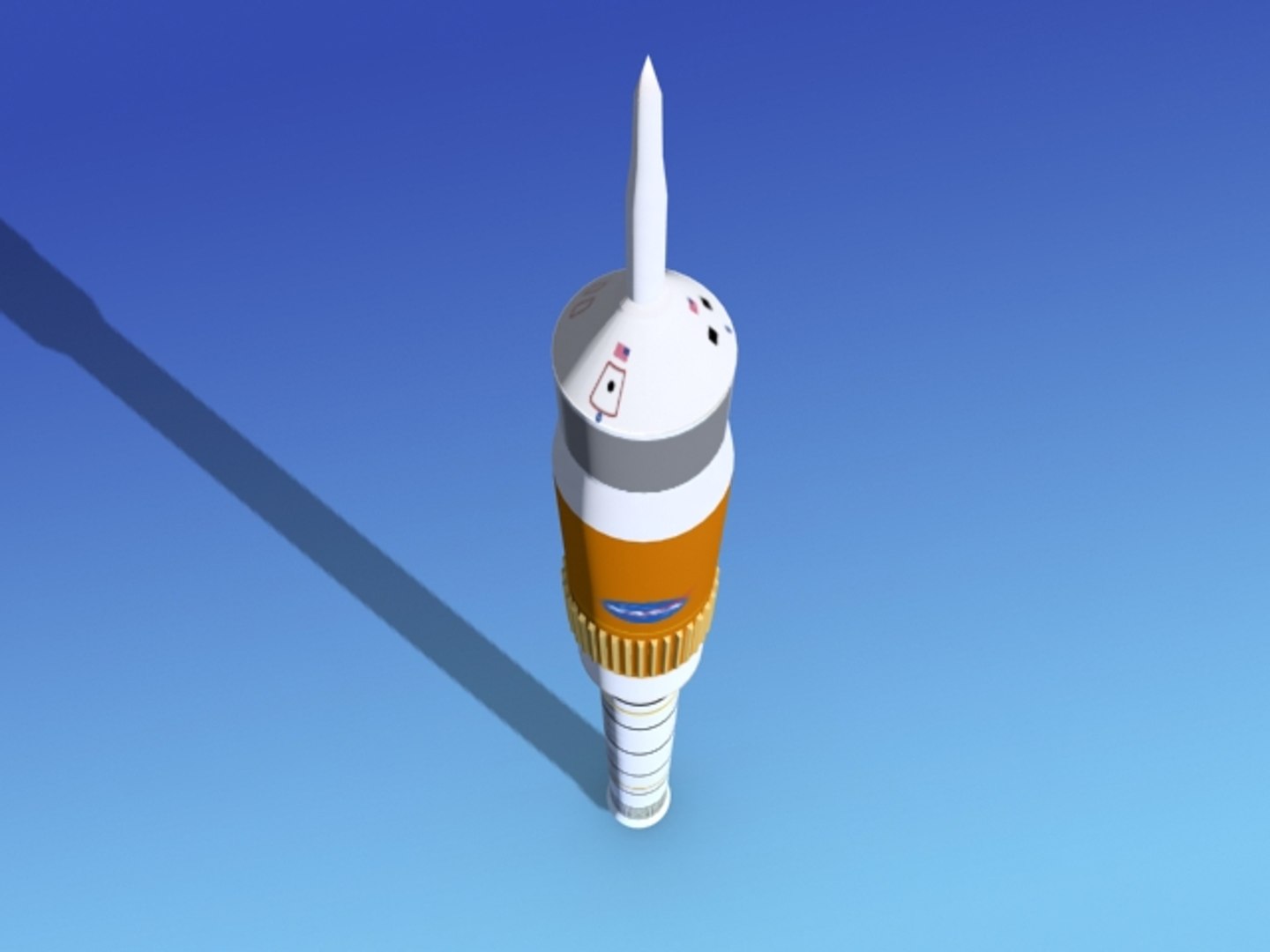 3d Rocket Launch Model