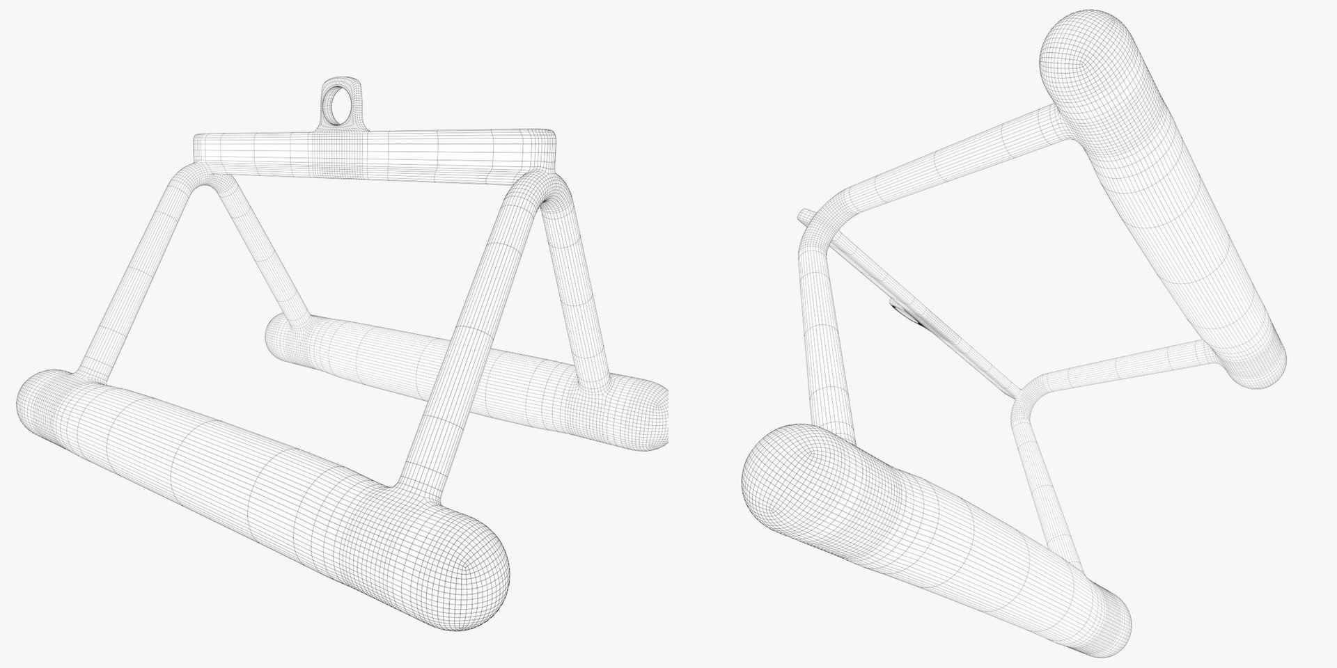 3D Pulley Handle Gym Equipment 2 - TurboSquid 2151370