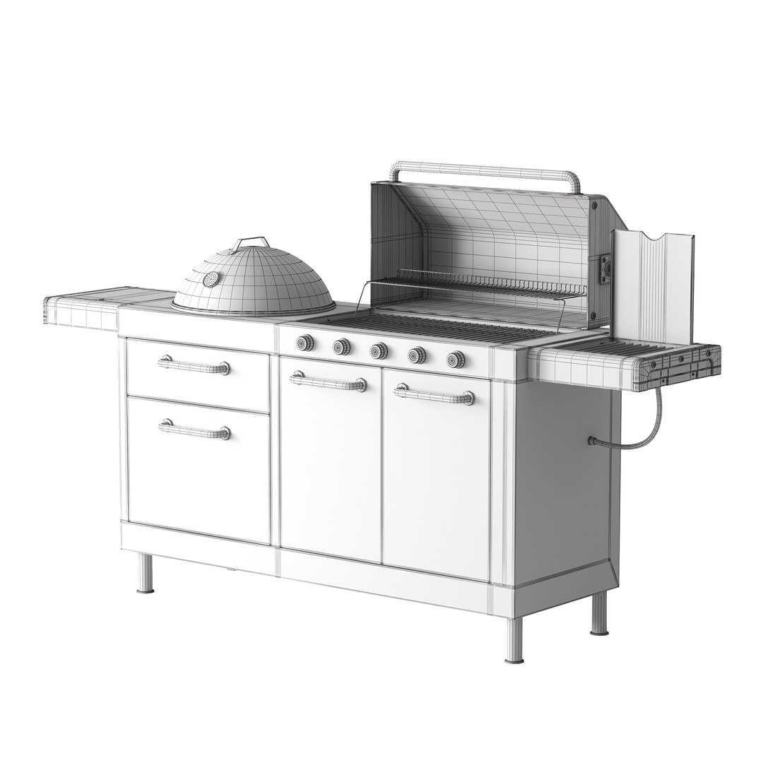 3D Barbecue 64 - TurboSquid 2315552