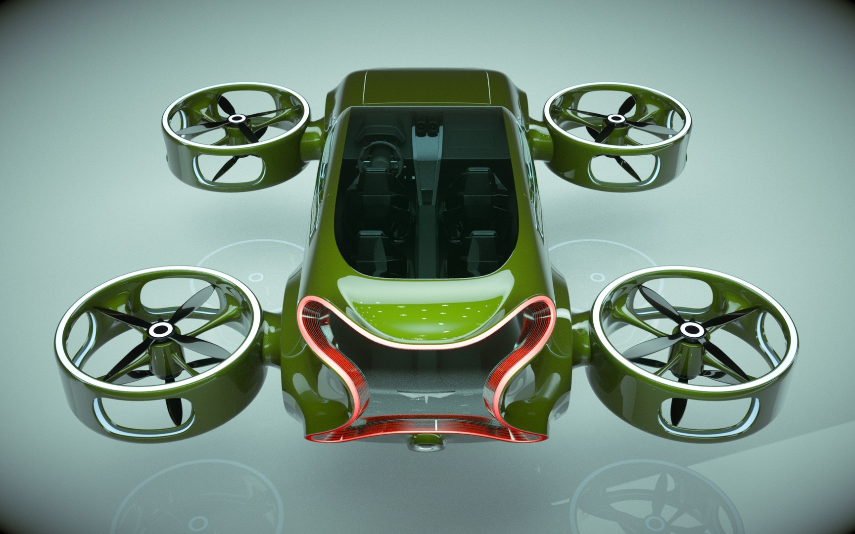 T Copter Car 60 Model - TurboSquid 2073997