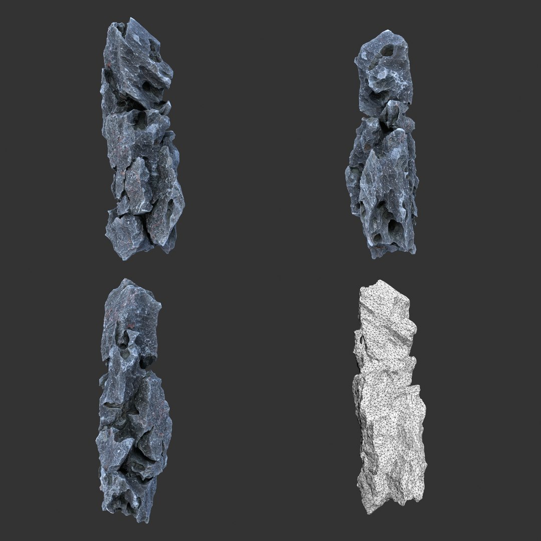 8 Low poly PBR Erosion Rocks model - TurboSquid 2161712