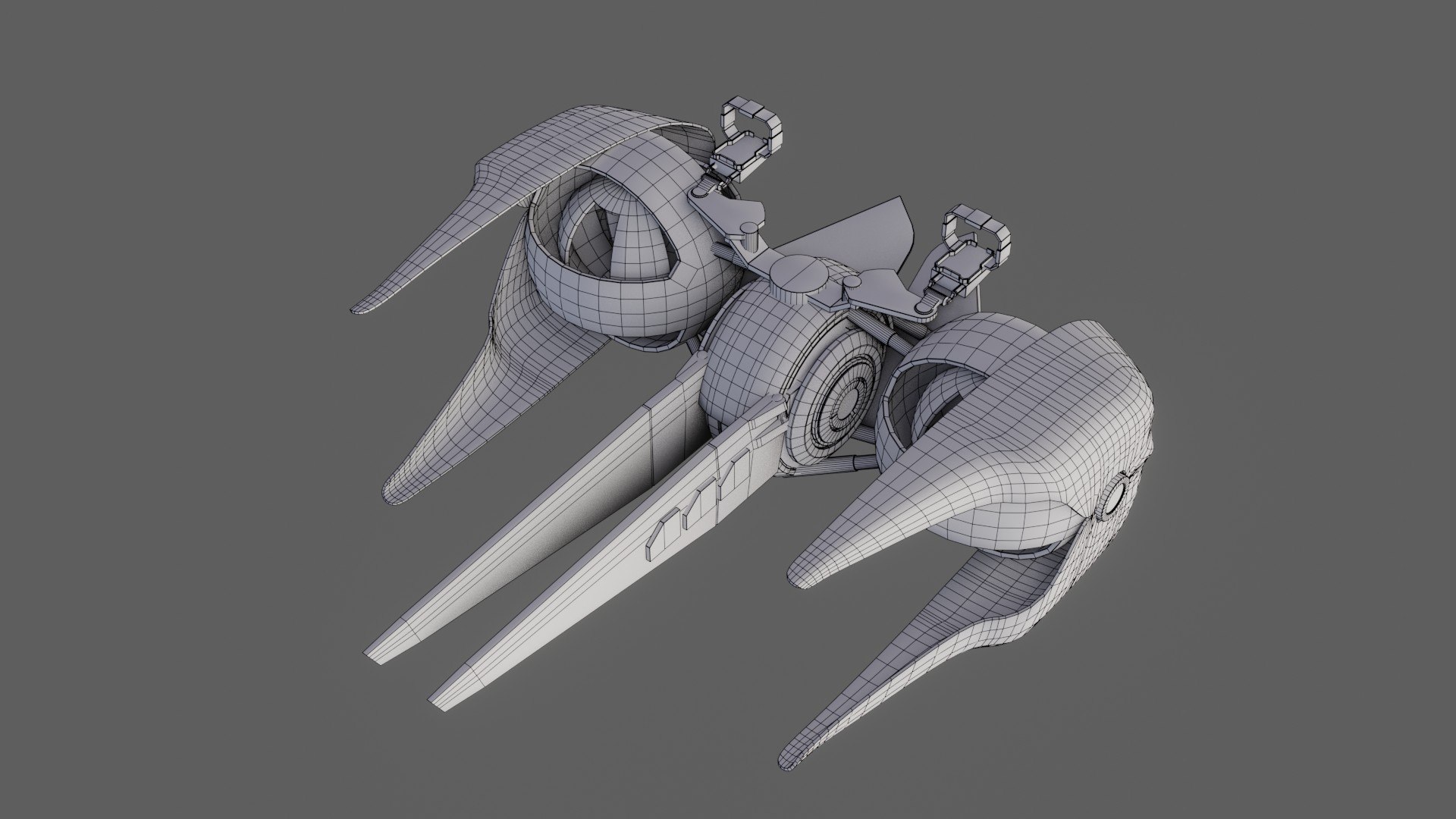 3D Model Sci-Fi Glider - Low Poly - Game Ready - PBR - TurboSquid 1789517