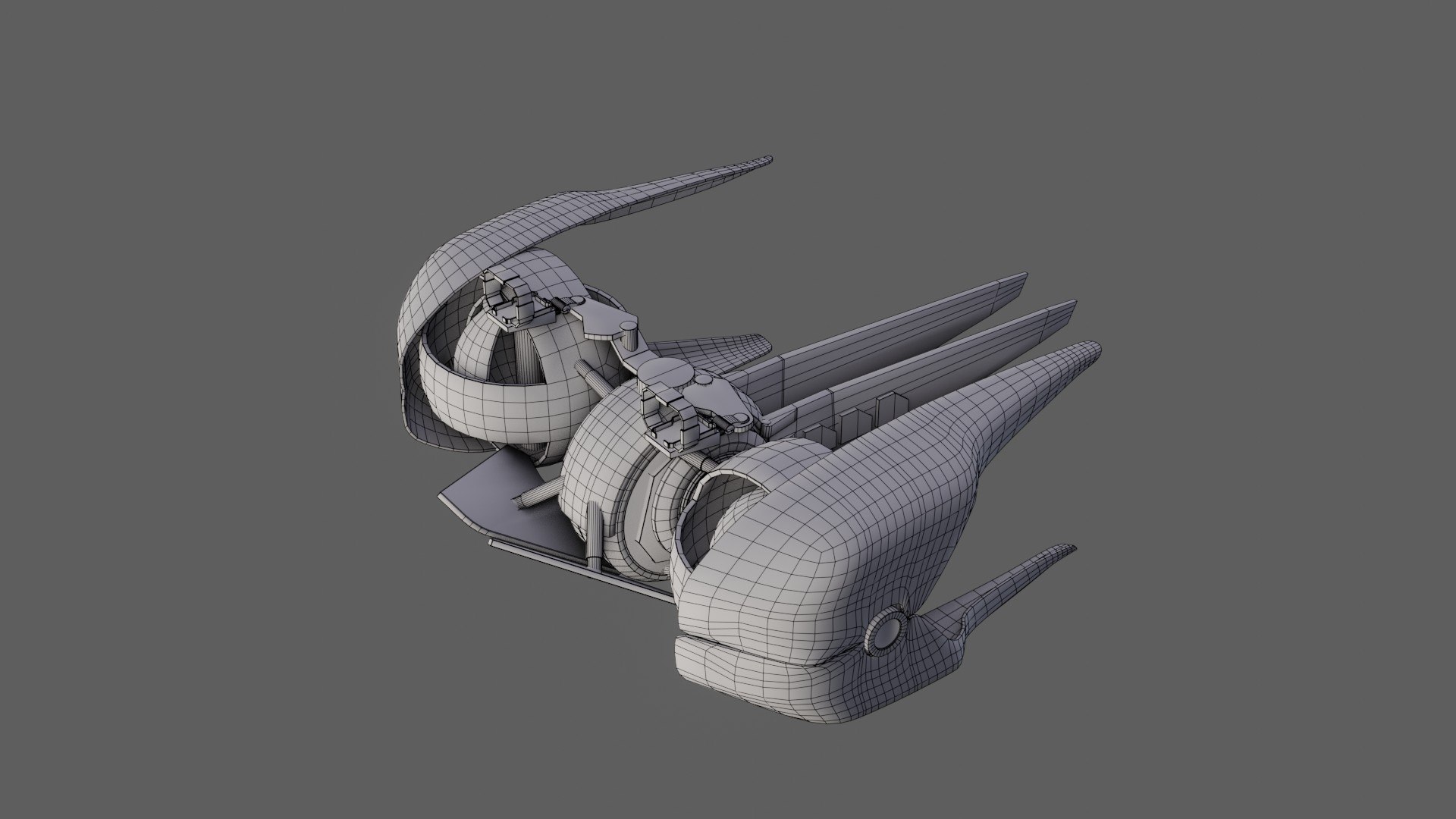 3D Model Sci-Fi Glider - Low Poly - Game Ready - PBR - TurboSquid 1789517