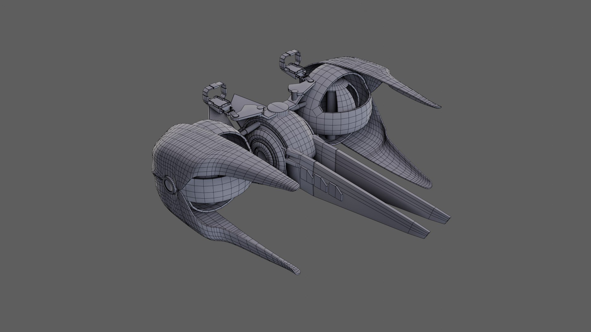 3D Model Sci-Fi Glider - Low Poly - Game Ready - PBR - TurboSquid 1789517