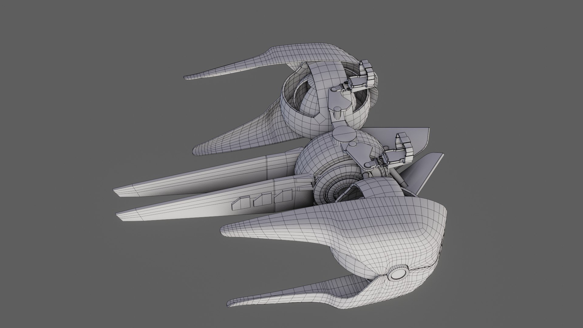 3D Model Sci-Fi Glider - Low Poly - Game Ready - PBR - TurboSquid 1789517