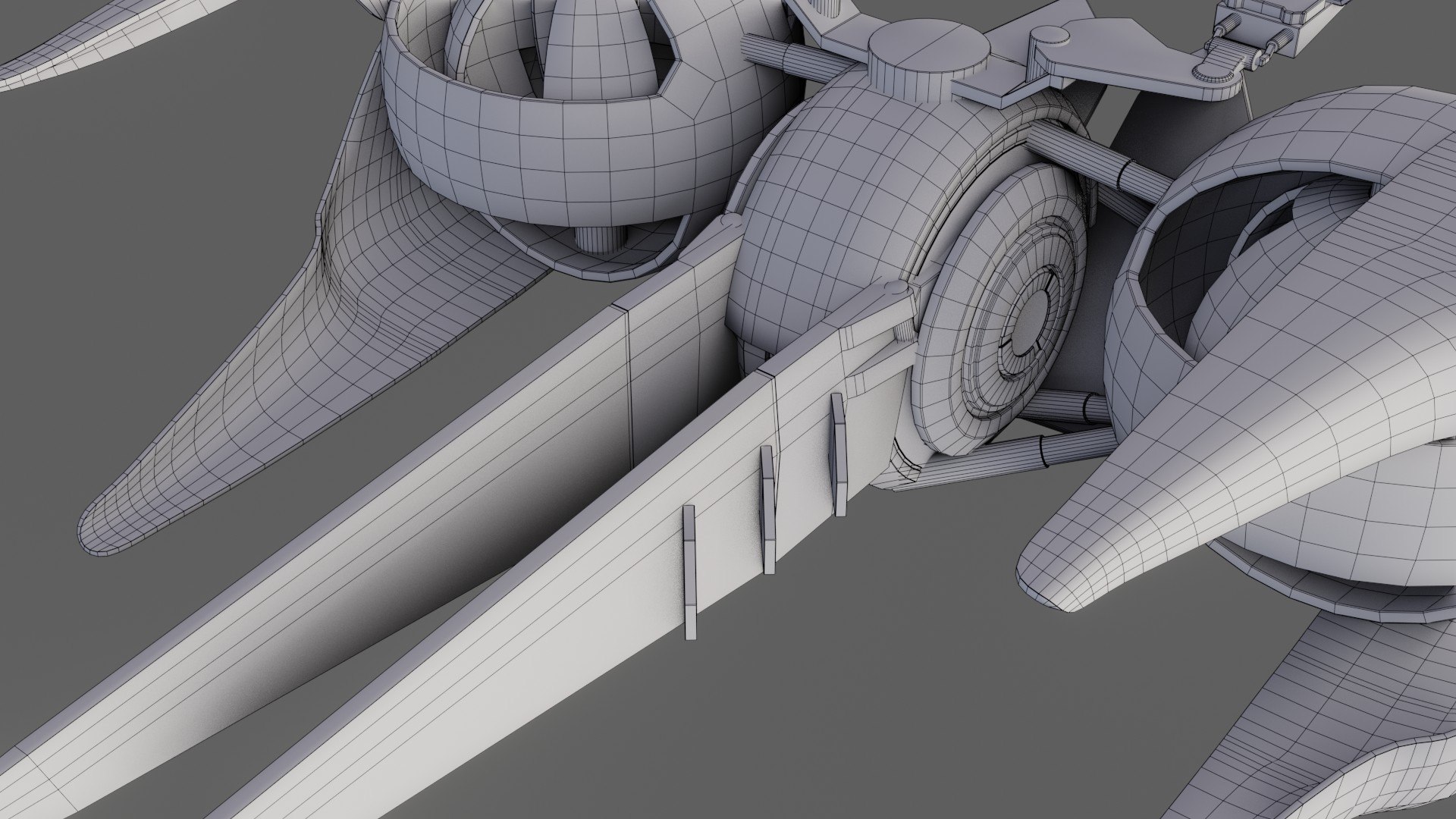 3D Model Sci-Fi Glider - Low Poly - Game Ready - PBR - TurboSquid 1789517