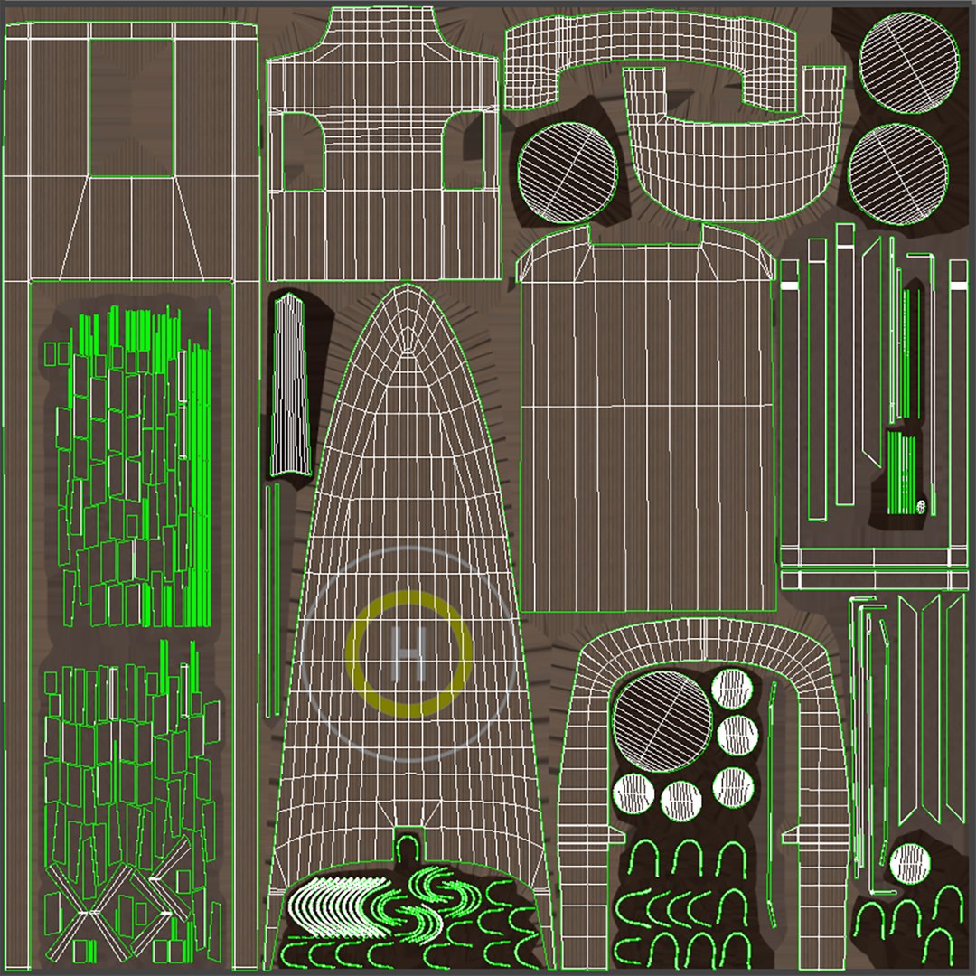 Caique Yacht 3D Model - TurboSquid 2217323