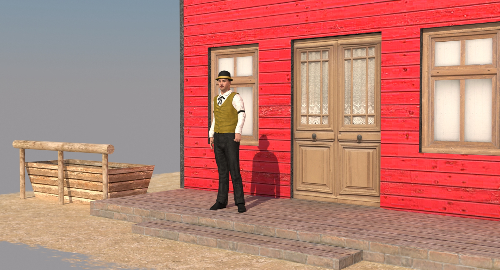 3d wild west banker pack