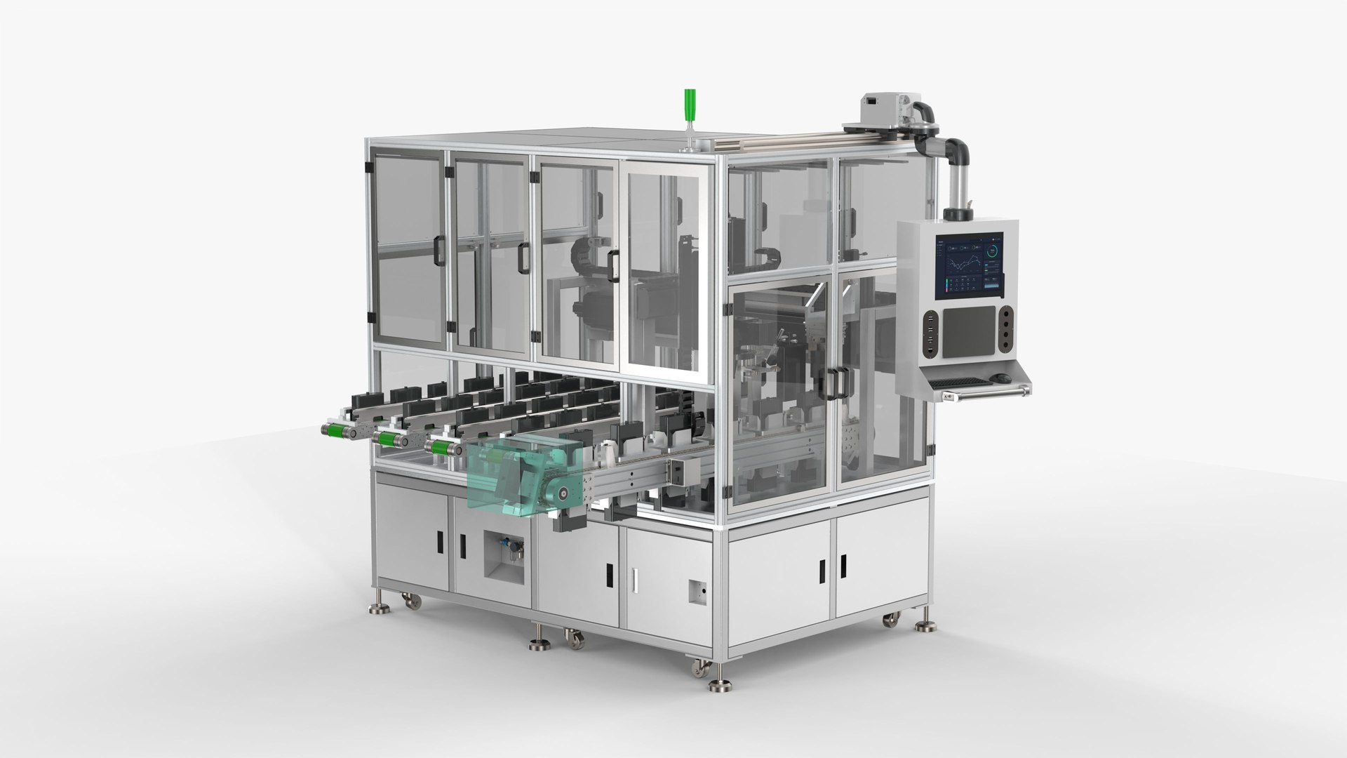 Automatic Power Battery Sorting Machine 3D Model - TurboSquid 2138381