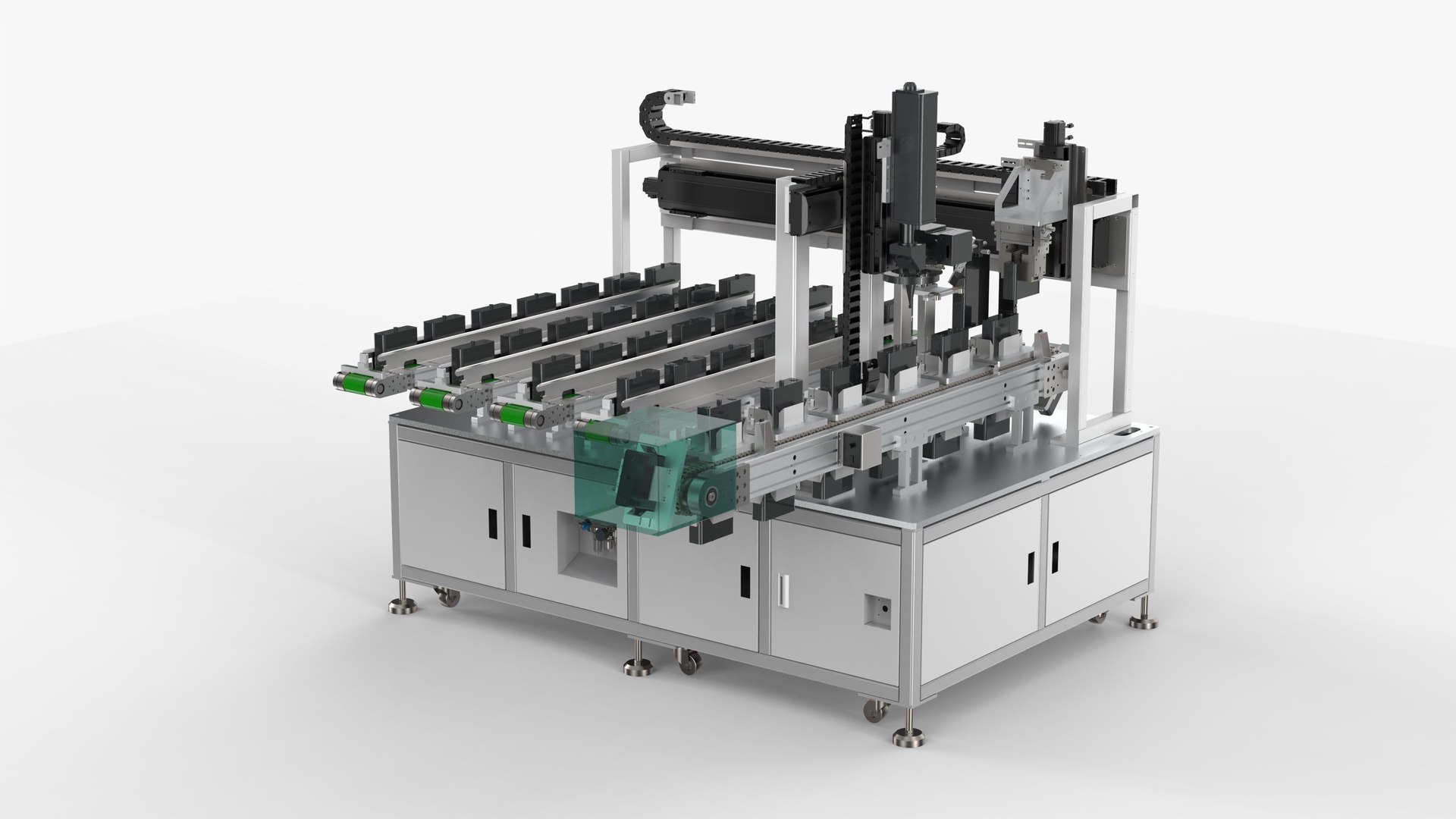 Automatic Power Battery Sorting Machine 3D Model - TurboSquid 2138381