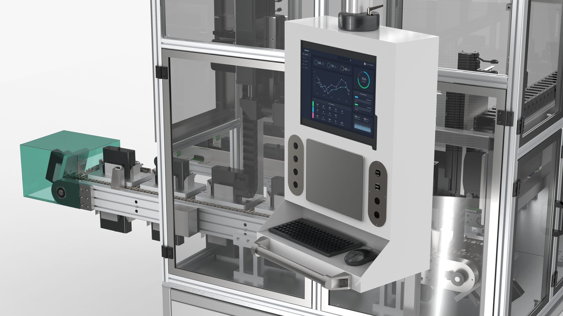 Automatic Power Battery Sorting Machine 3D Model - TurboSquid 2138381