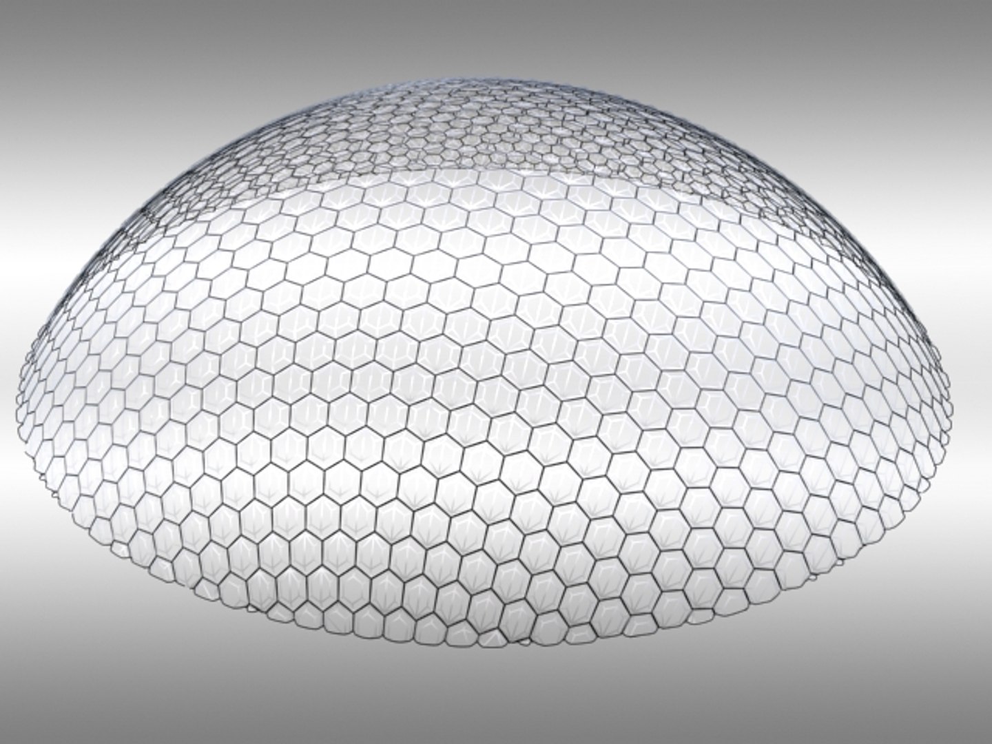 50 Meter Geodesic Dome 3d Model