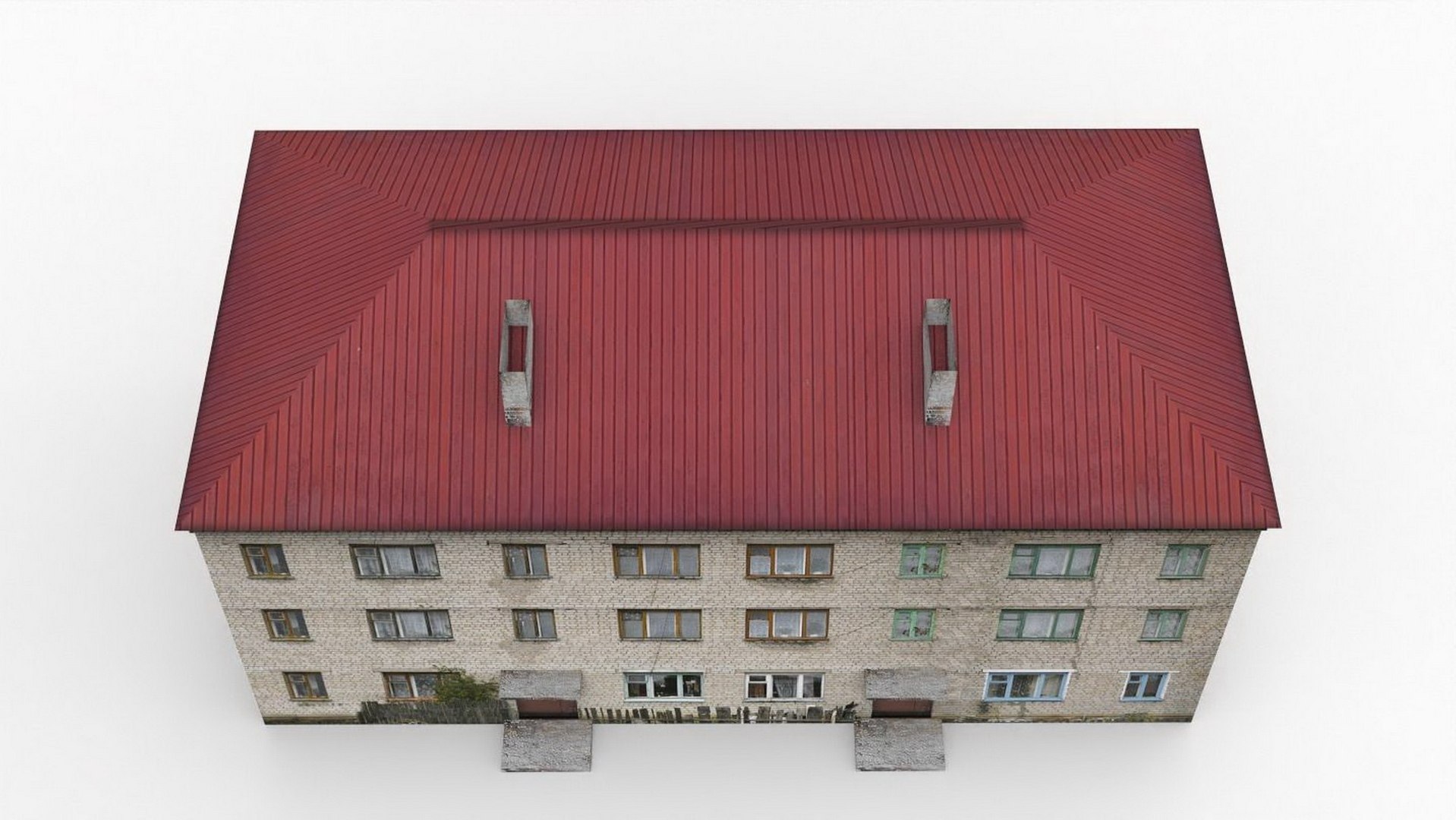 Residential Three-storey House 3D Model - TurboSquid 1729143