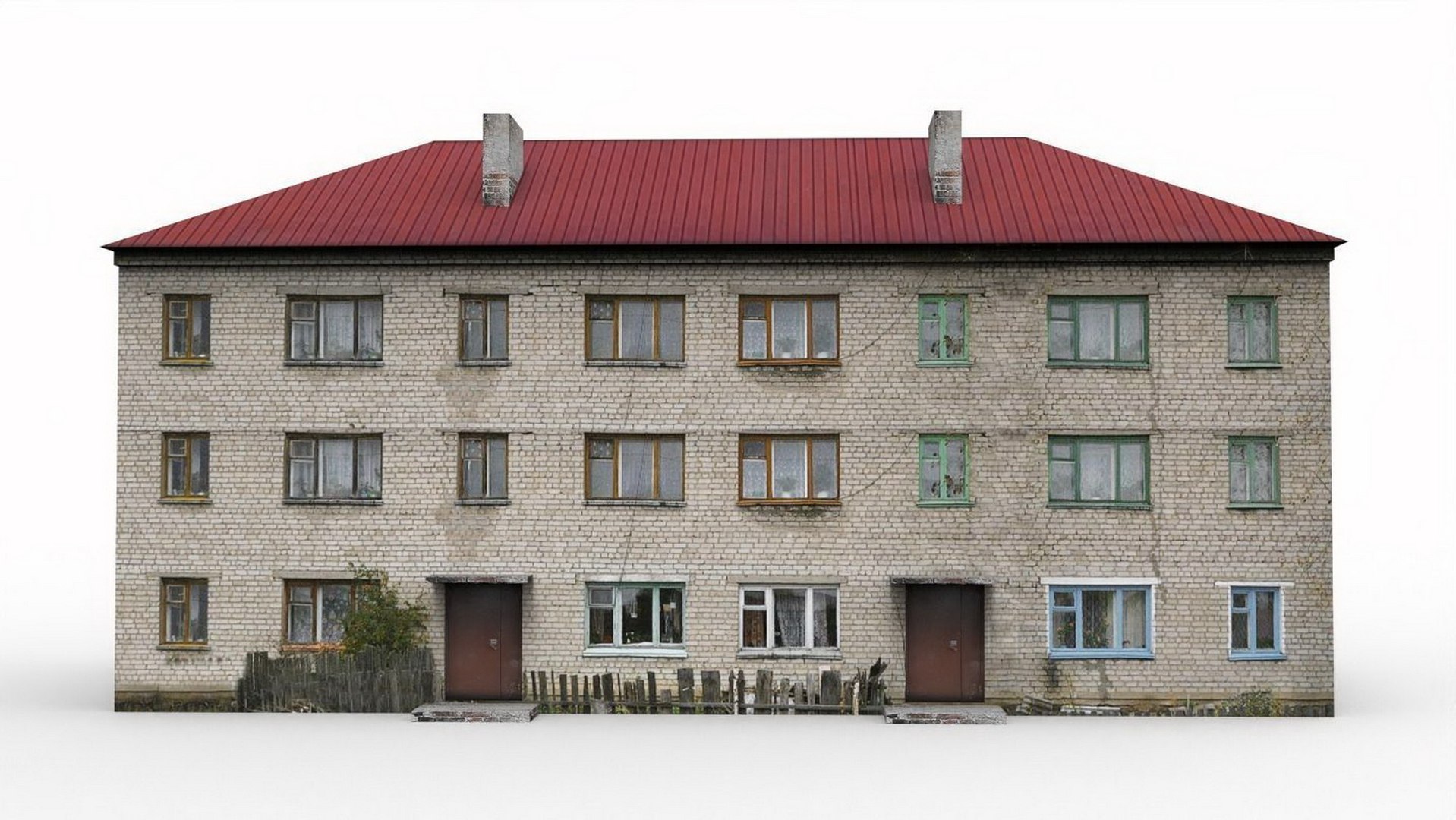 Residential Three-storey House 3D Model - TurboSquid 1729143