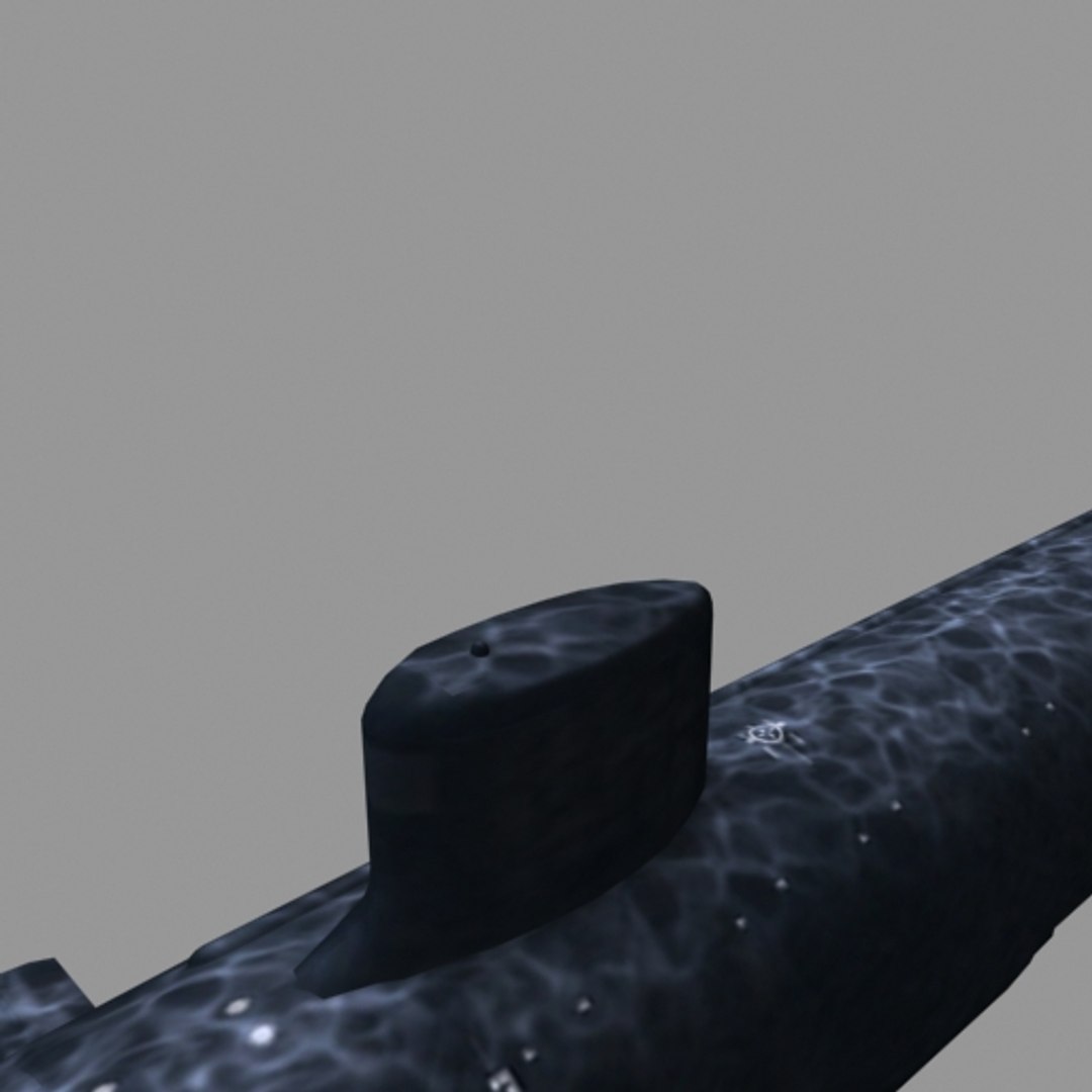 Virginia Class Submarine Navy 3d Model