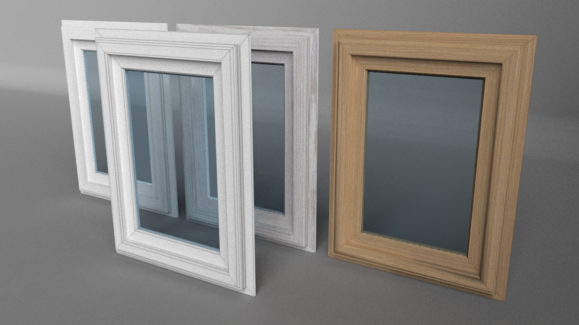 3d Model Of Windows Simple
