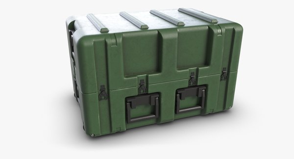 3d model military case 2