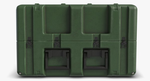 3d model military case 2