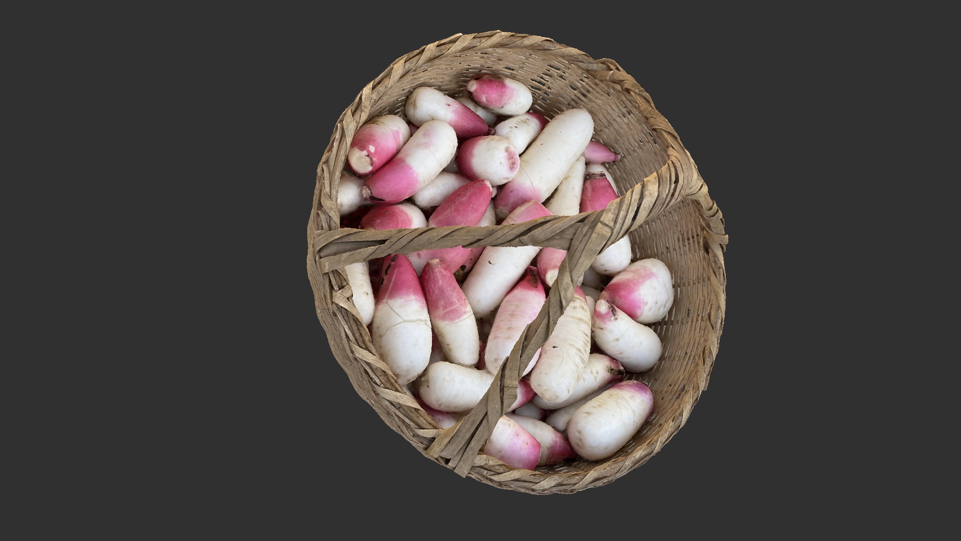 A Basket Of Radish 3d Scan 3D Model - TurboSquid 2001393