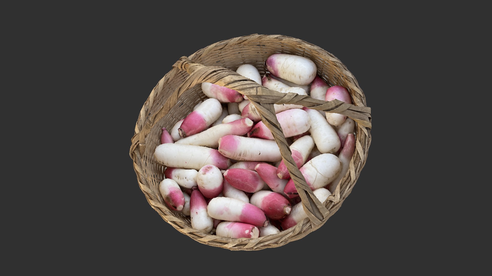 A Basket Of Radish 3d Scan 3D Model - TurboSquid 2001393