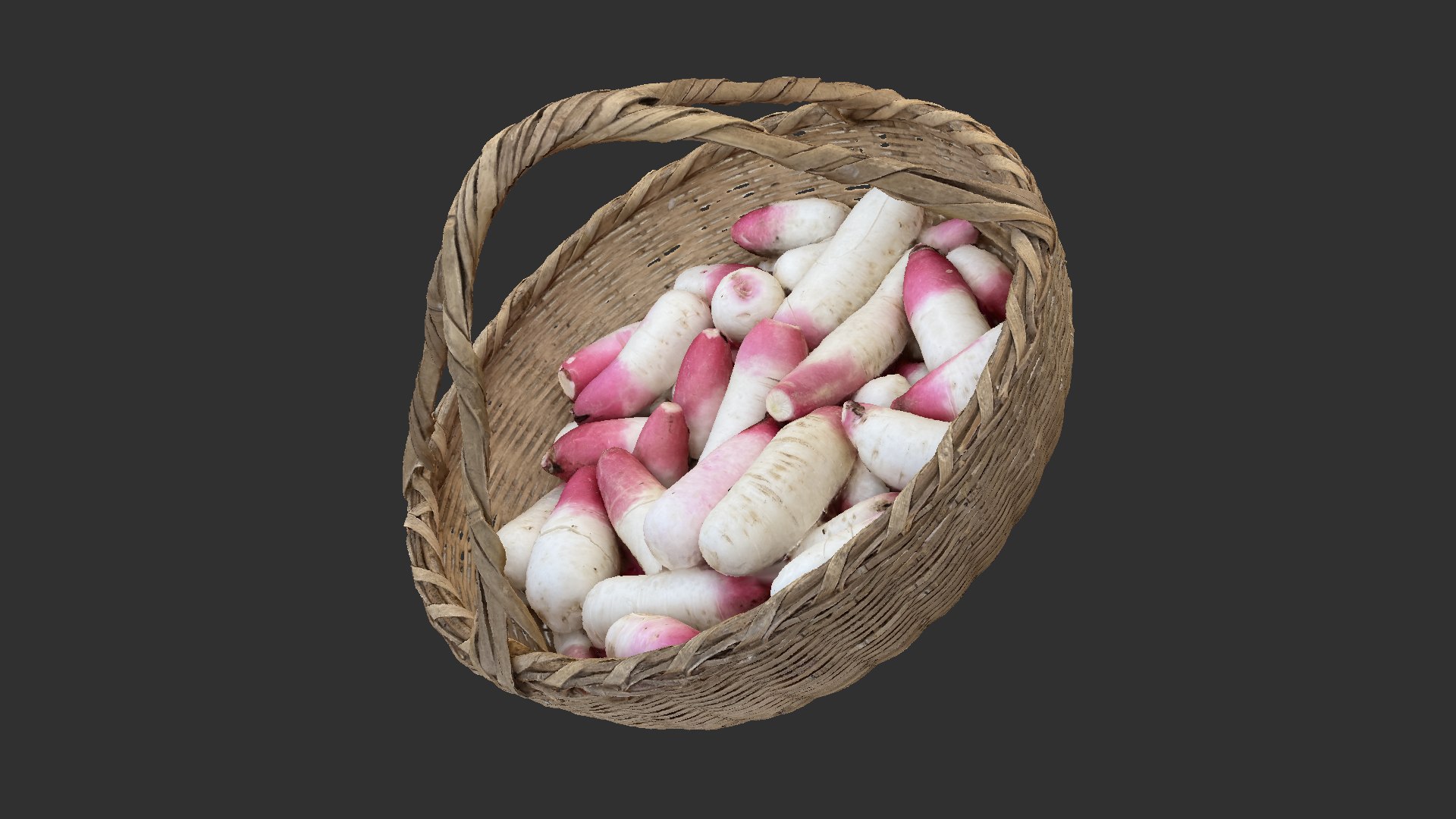 A Basket Of Radish 3d Scan 3D Model - TurboSquid 2001393