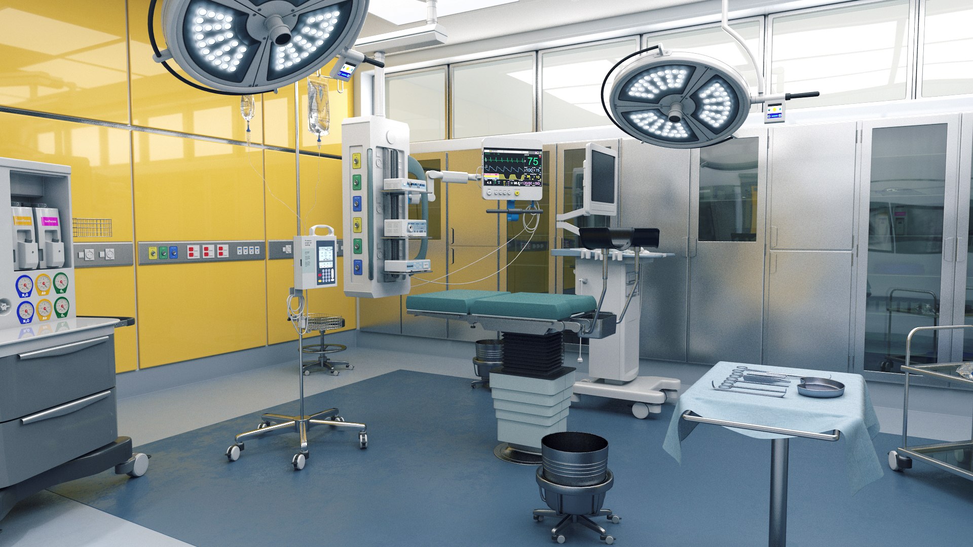 3D Gynecology Room 1 - TurboSquid 2149535