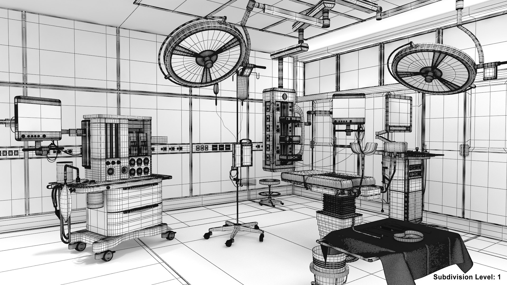 3D Gynecology Room 1 - TurboSquid 2149535