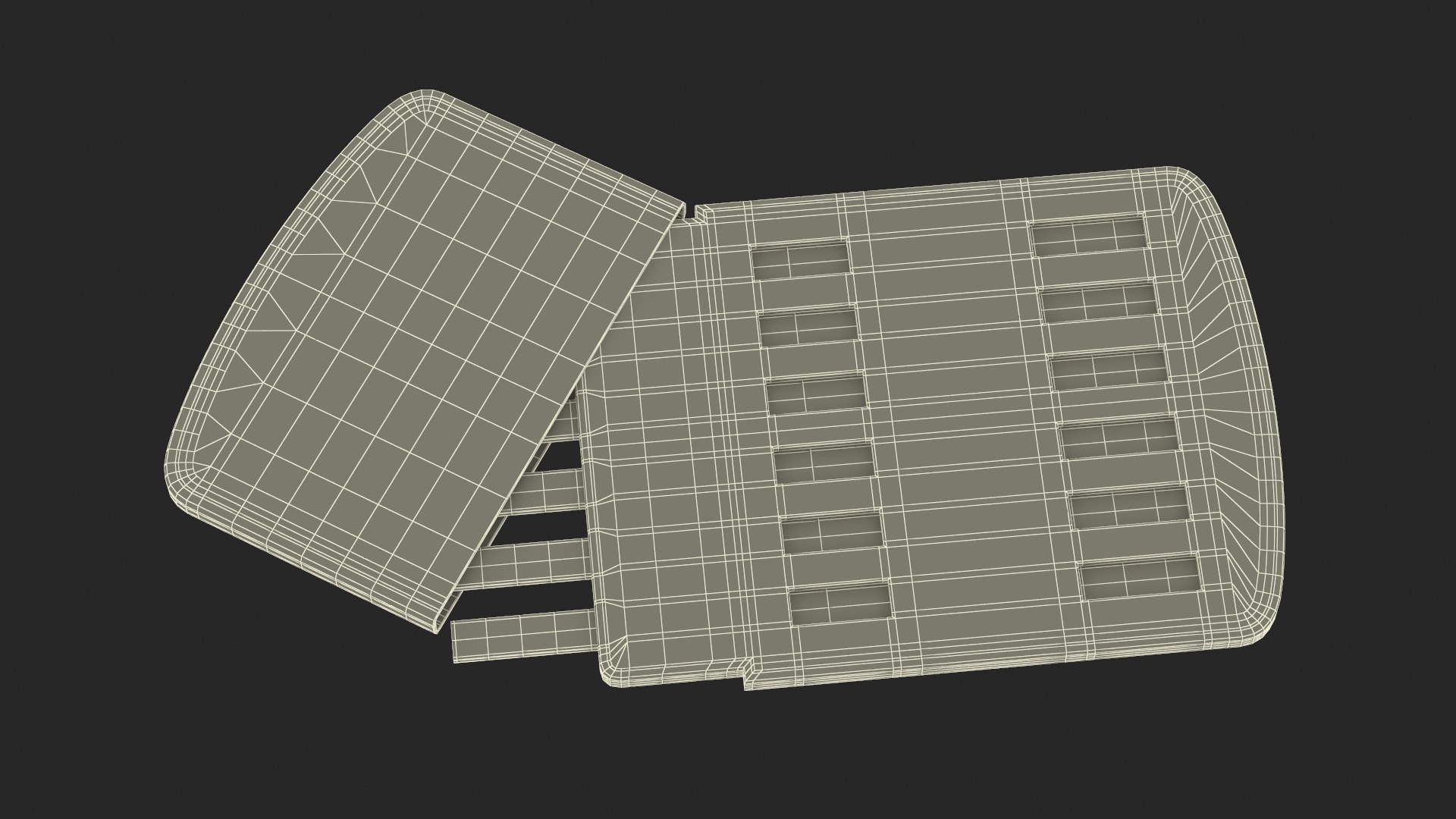 3D model One Step Drug Testing Kit Open - TurboSquid 1927510