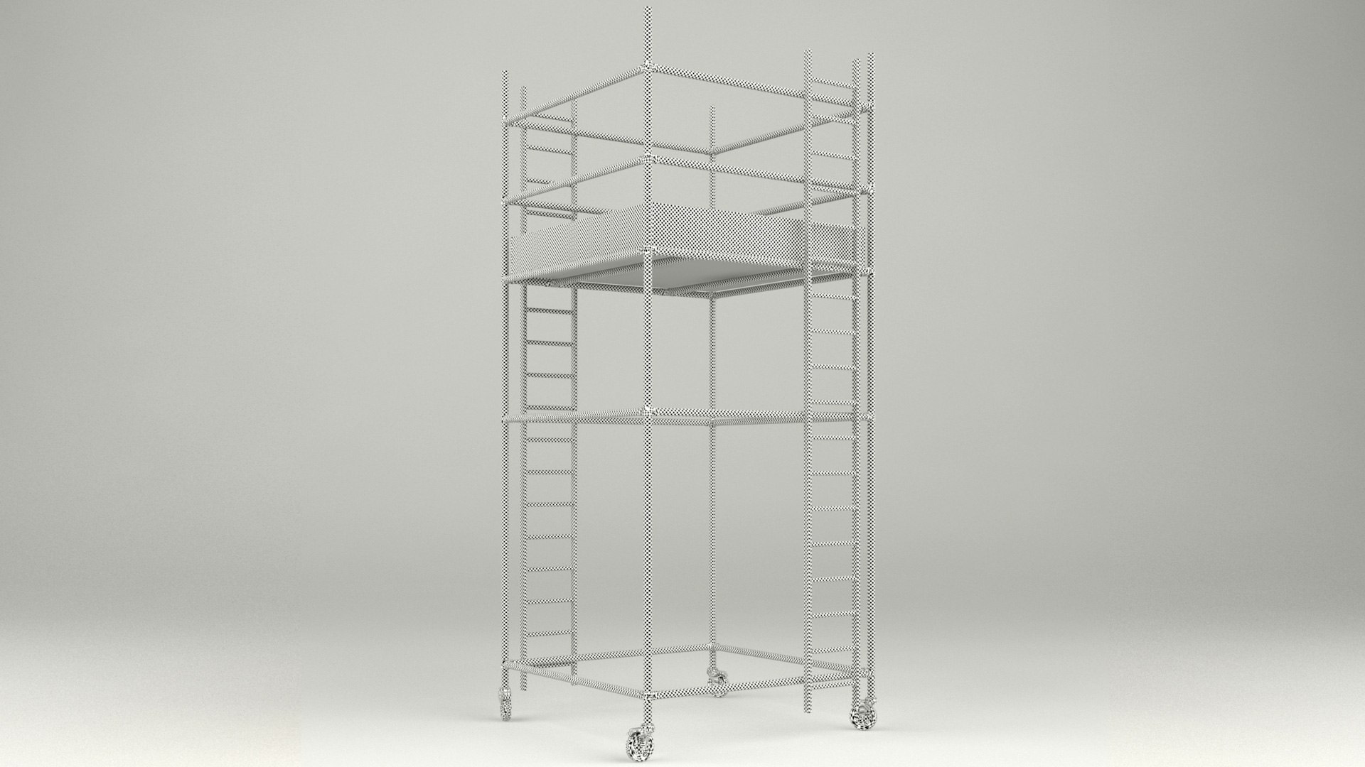 Scaffold Tower 3d Model