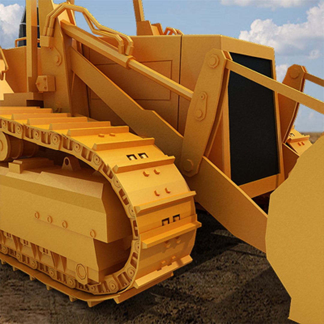 Track Loader Industrial Vehicles 3d 3ds