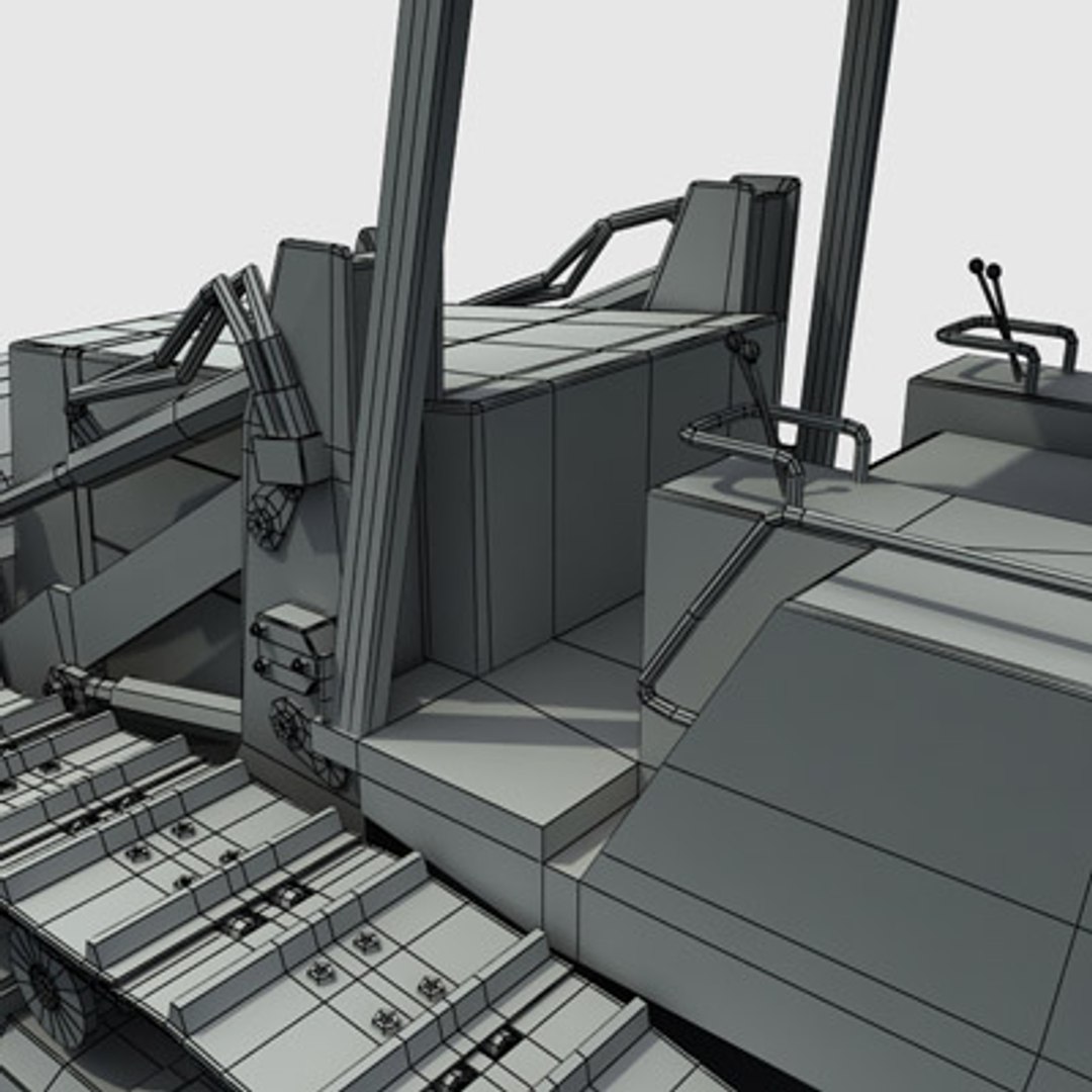Track Loader Industrial Vehicles 3d 3ds