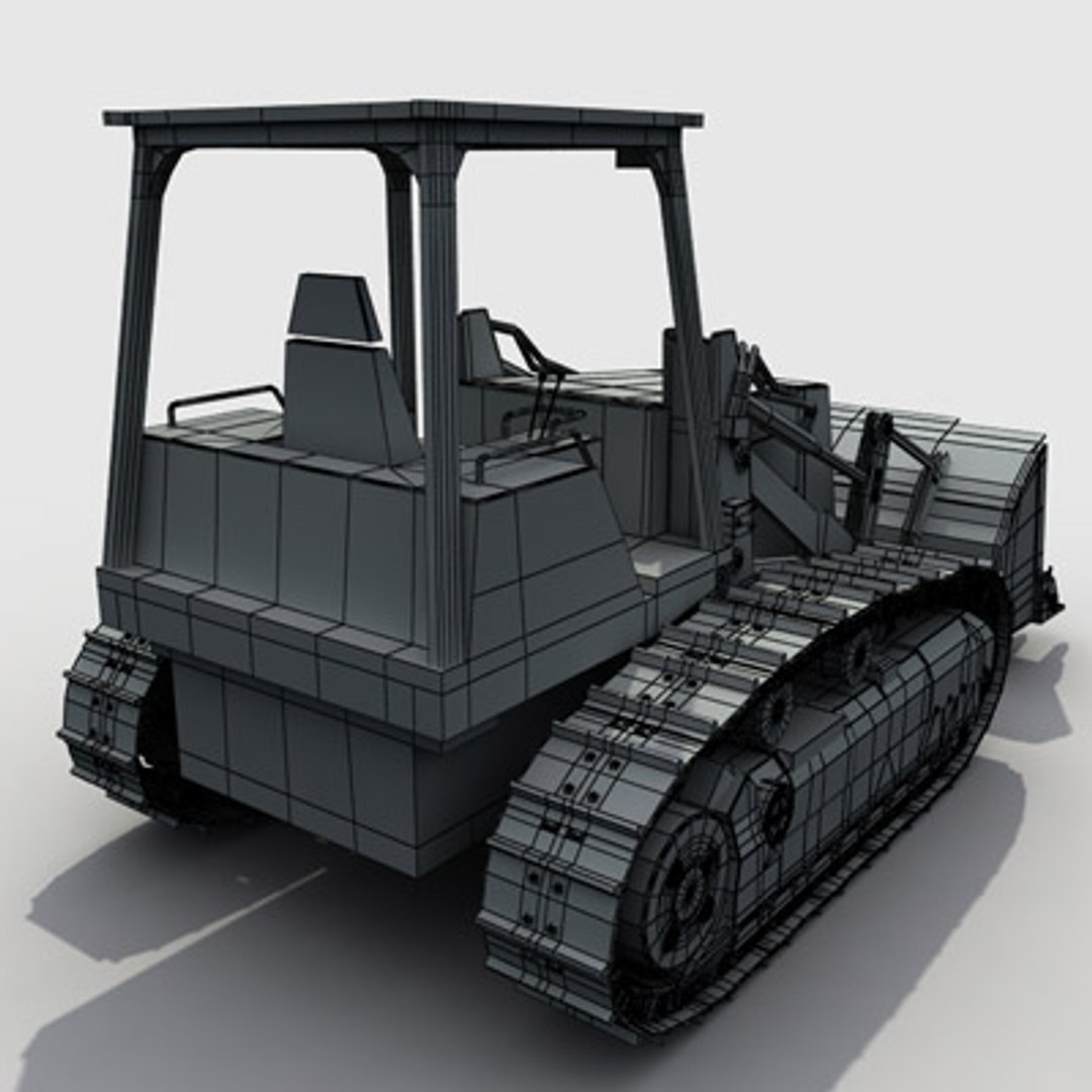 Track Loader Industrial Vehicles 3d 3ds