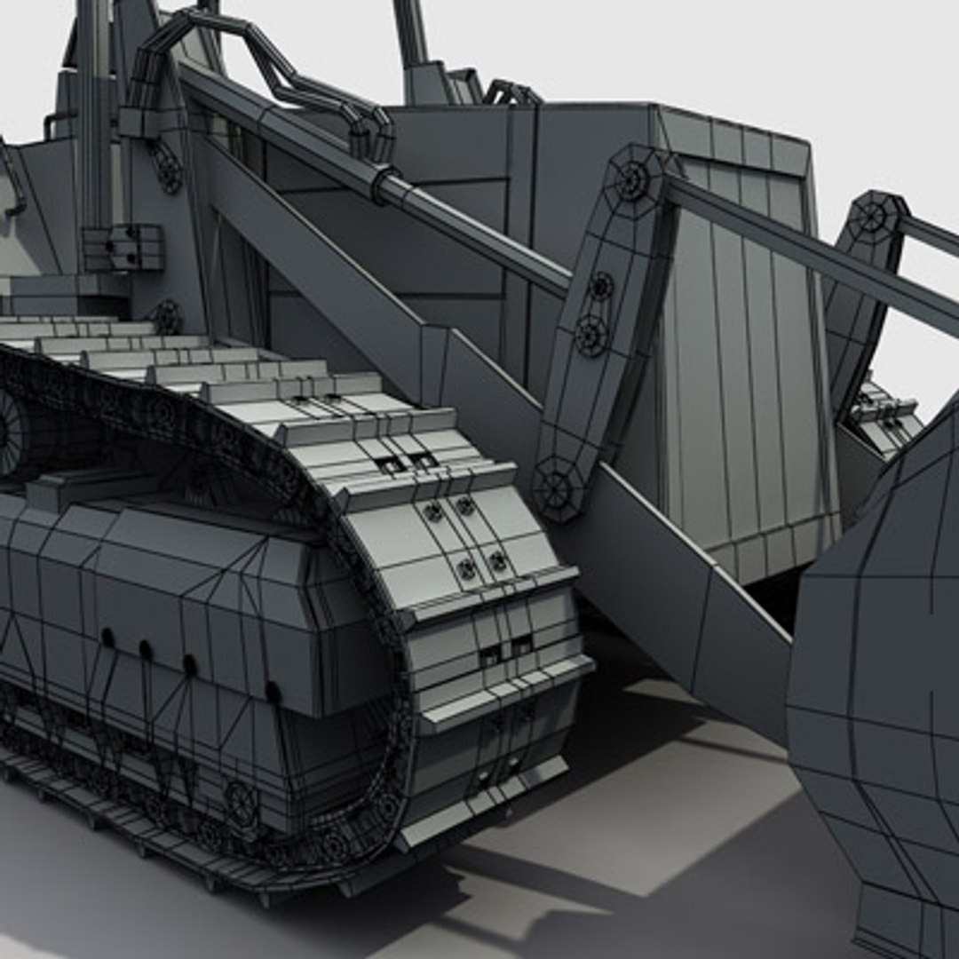Track Loader Industrial Vehicles 3d 3ds