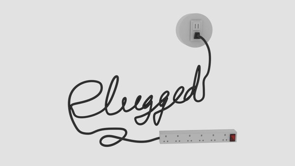 Plugged logo model - TurboSquid 1280622