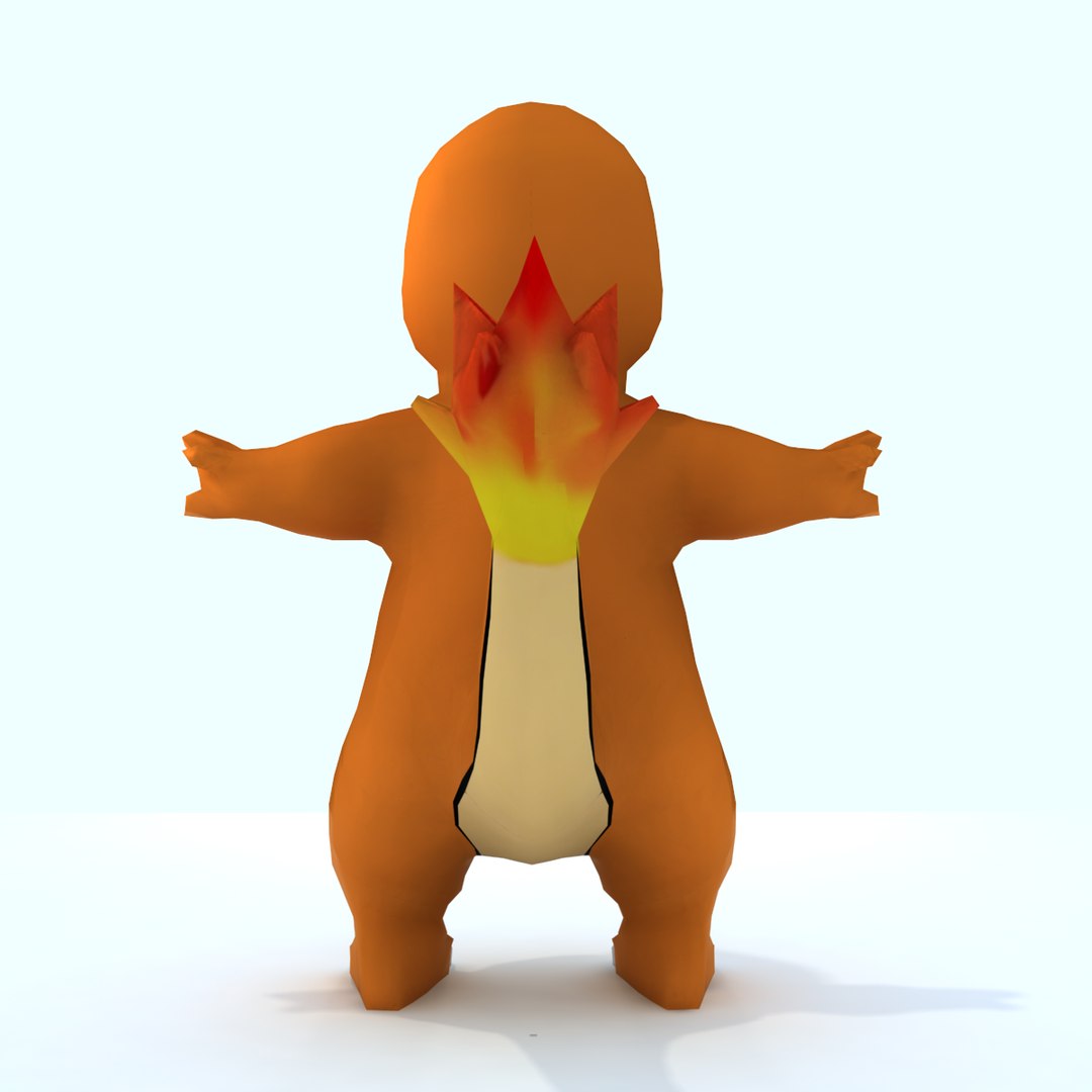 3d Model Charmander Games