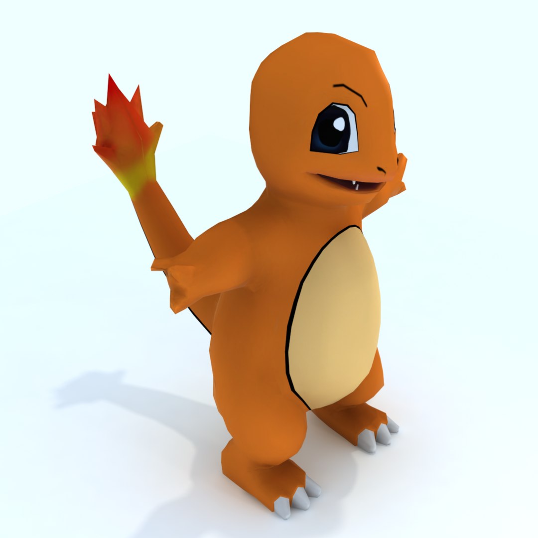 3d Model Charmander Games