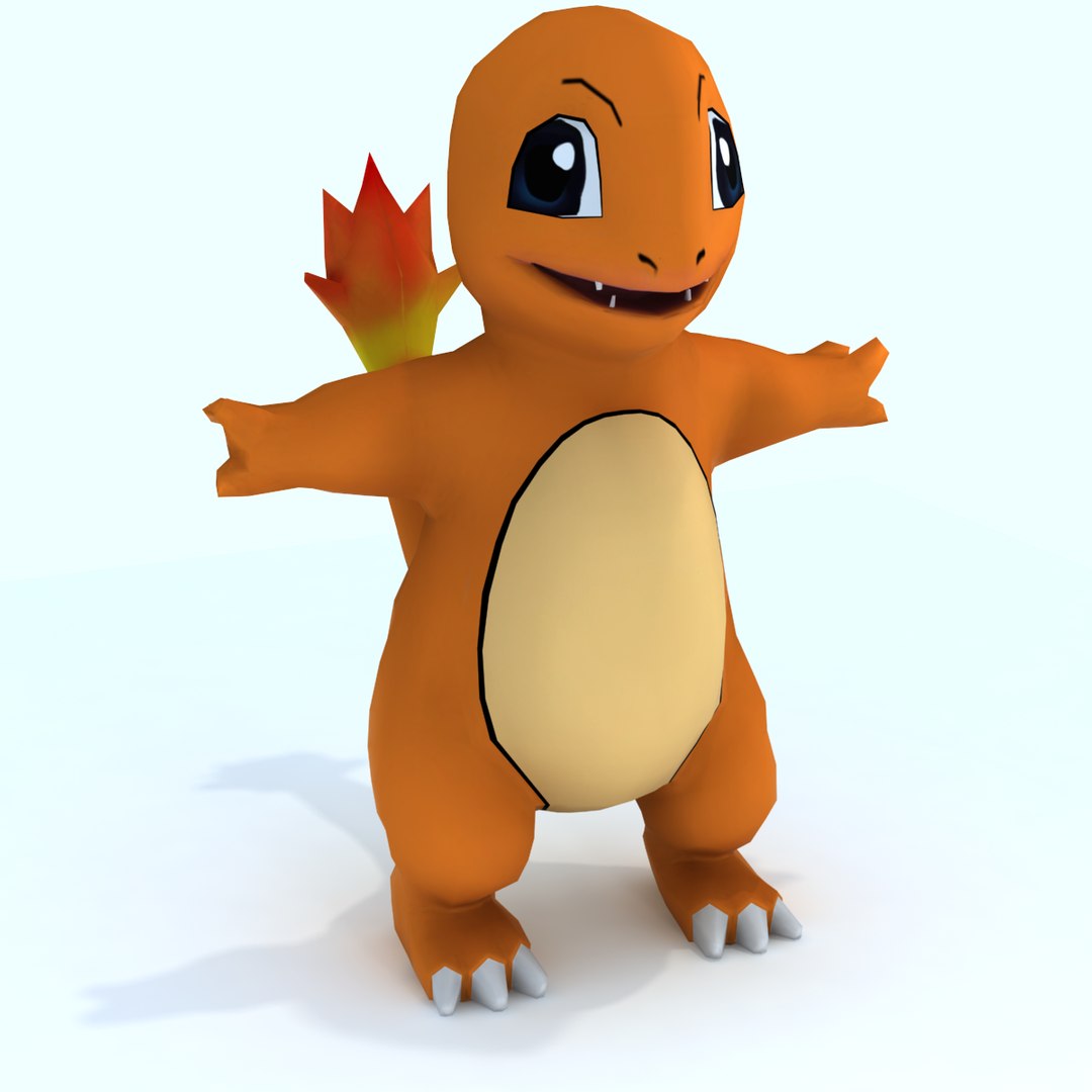3d Model Charmander Games